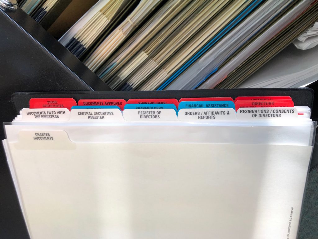 minute book scanning Vancouver - Micro Com Systems