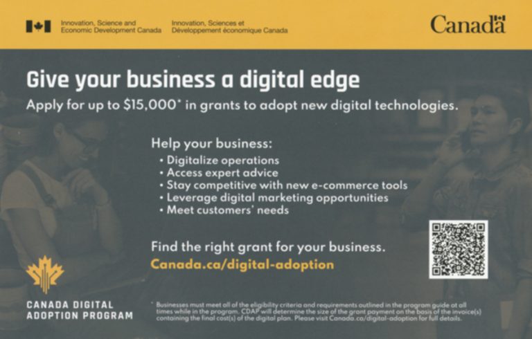 Canadian Government Offering Grant for Digitizing Operations For ...